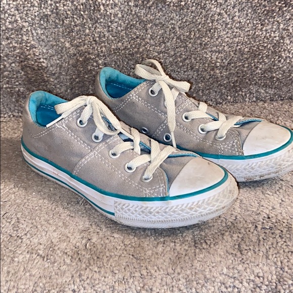 Converse | Shoes | Girls Converse 3 Shoes Gray Gym | Poshmark